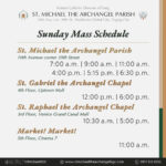 St. Michael the Archangel Parish BGC Mass Schedule - Philippine Churches